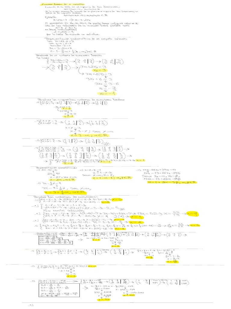 Álgebra Lineal - Práctica | PDF
