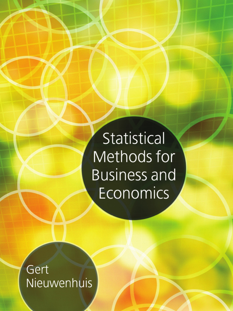 Statistical Methods For Business and Economics | PDF | Statistics | Regression Analysis