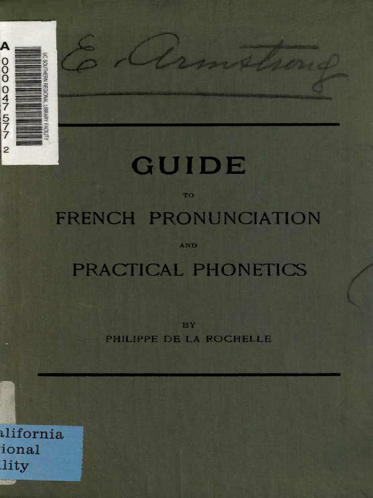 Guide to French Pro 00 Lar Oial A | PDF | Letter Case | Graphemes