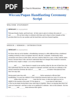 ULC Civil Wedding Script | PDF | Wedding | Marriage