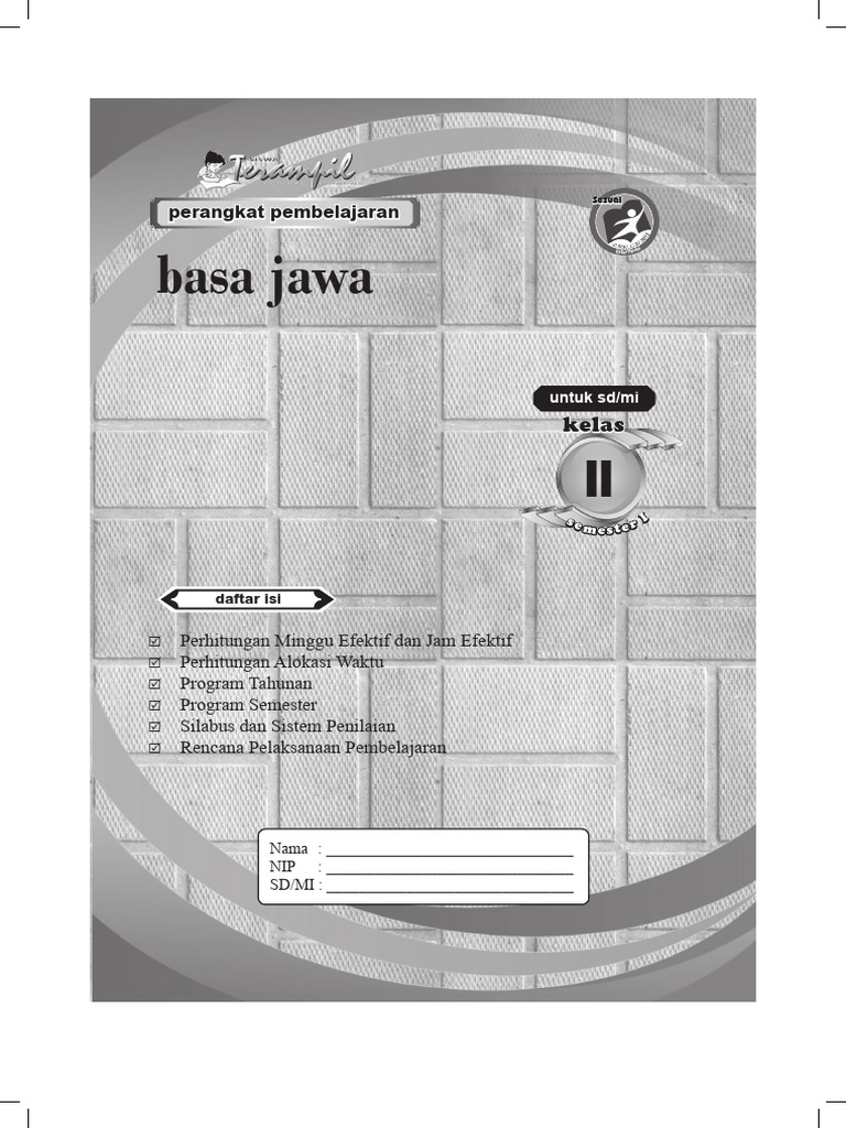 PB Basawa SD Kelas 2 Semester I Cet. IX | PDF