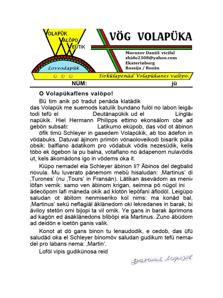 11 Vög Volapüka Novul 2021 | PDF