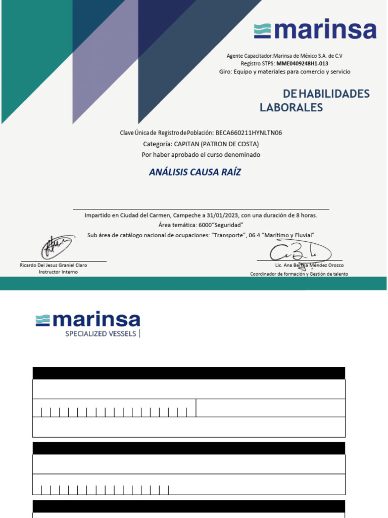 Andy Rogelio Beltrán Cuitun - ANALISIS CAUSA RAIZ - 31 02 2023 | PDF
