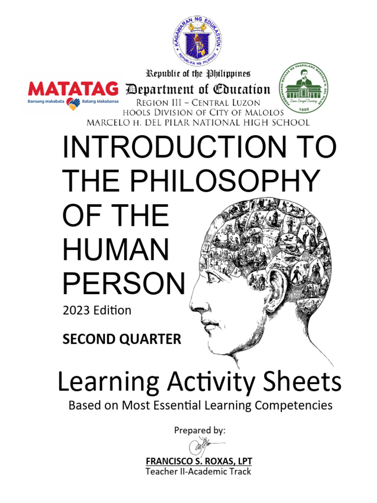 Q2 PHILO Activity Sheets 2023-24 | PDF | Happiness | Society