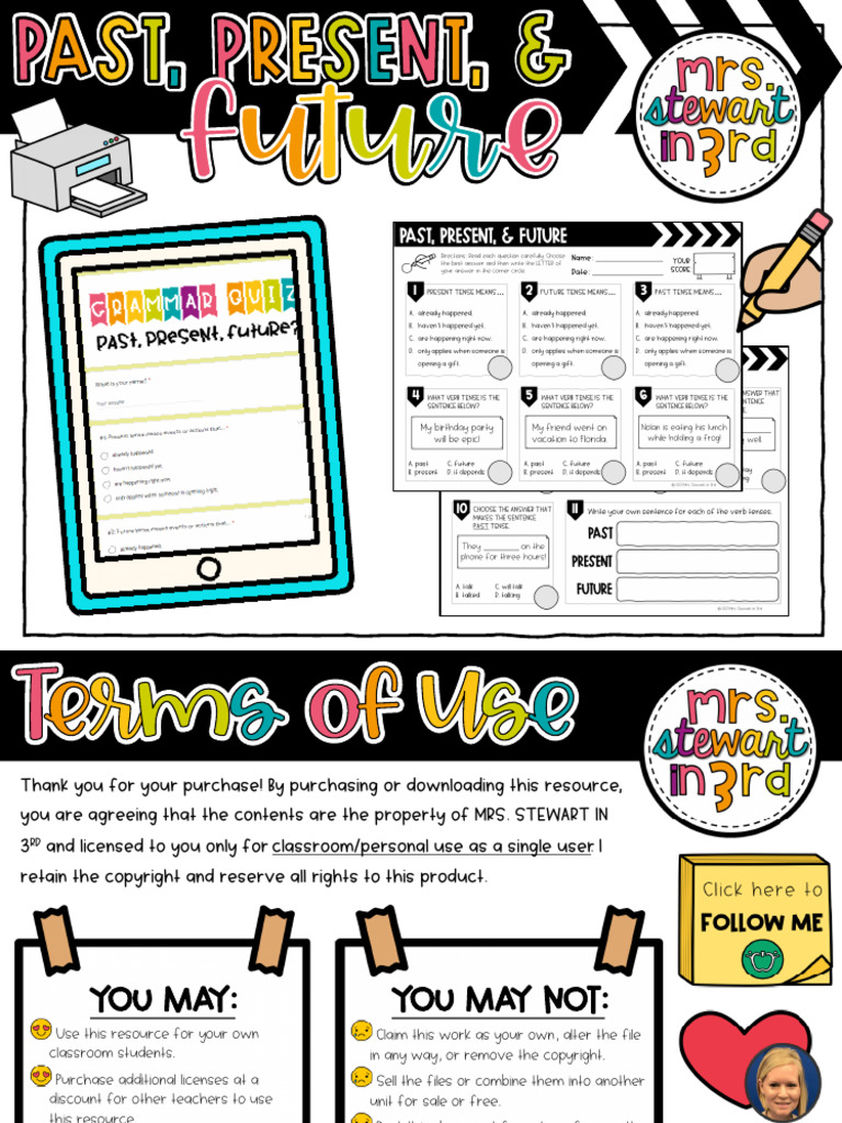 PastPresentandFutureVerbTensesGoogleFormsQuizselfgrading 1 | PDF