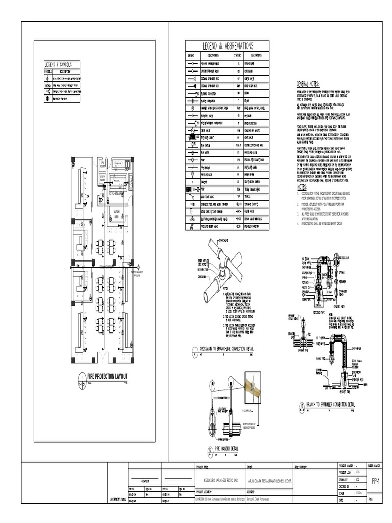 FP-1 Firepro Layout, Notes & Details | PDF | Kitchen | Food And Drink ...