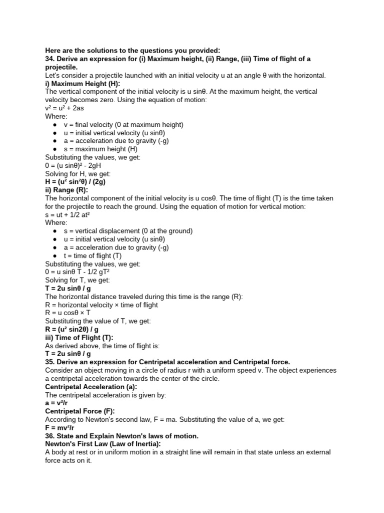 Solve This | PDF | Force | Orbit