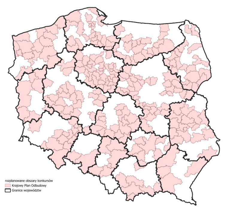 Rozplanowane Obszary KPO - Mapka | PDF