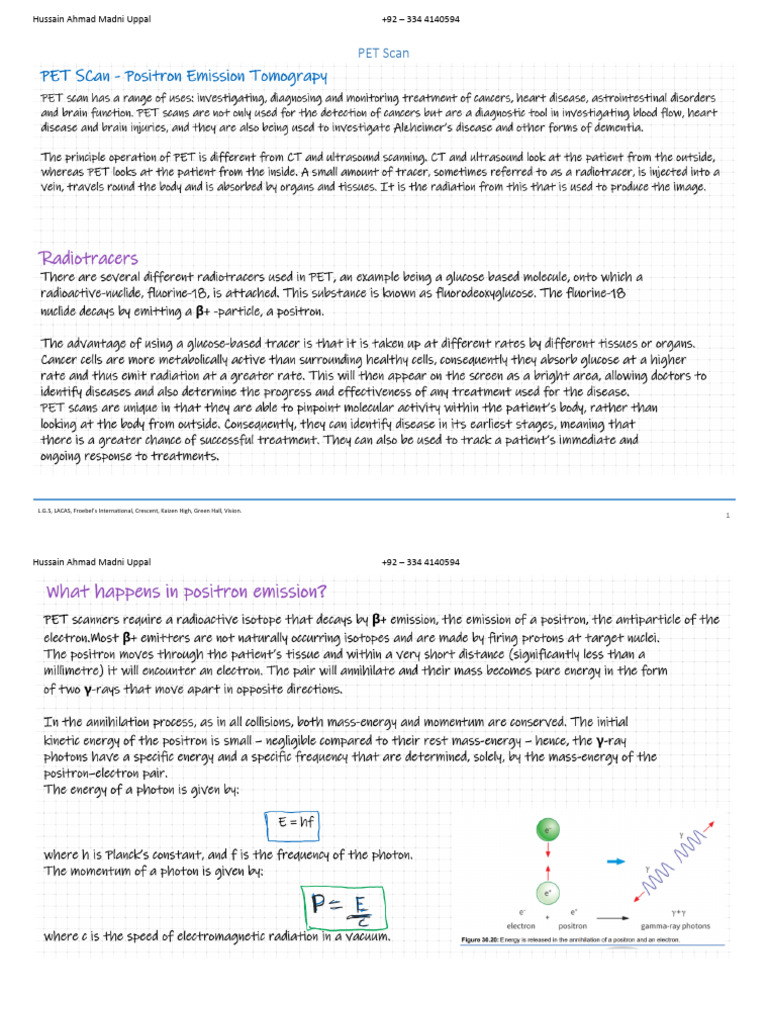 PET SCan | PDF