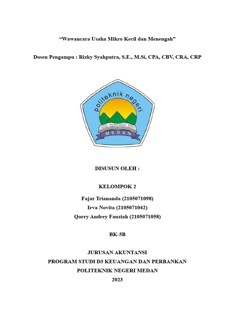 Makalah Umkm Kelompok 2 | PDF
