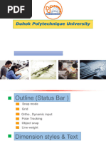 Status Bar Icons in AutoCAD | PDF | Auto Cad | Cursor (User Interface)