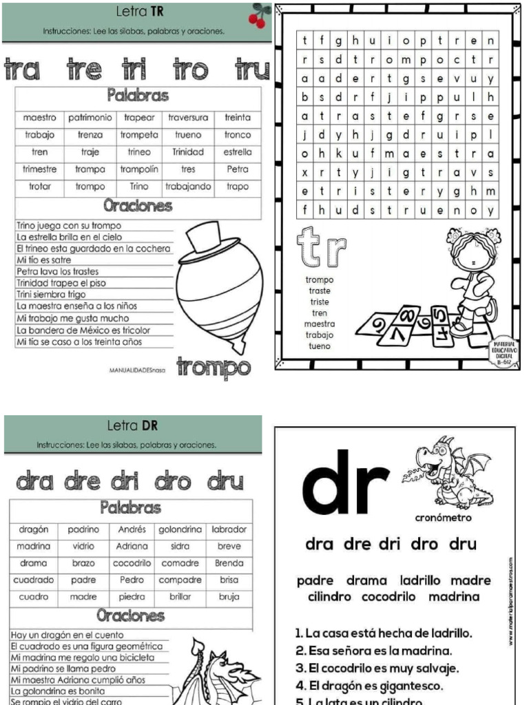 Combinaciones TR, DR y PR | PDF