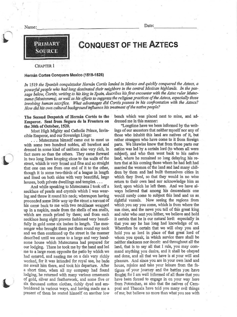 Conquest of The Aztecs | PDF