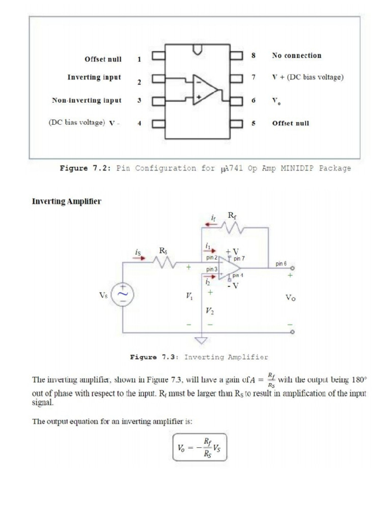 Inverting Amplifer | PDF