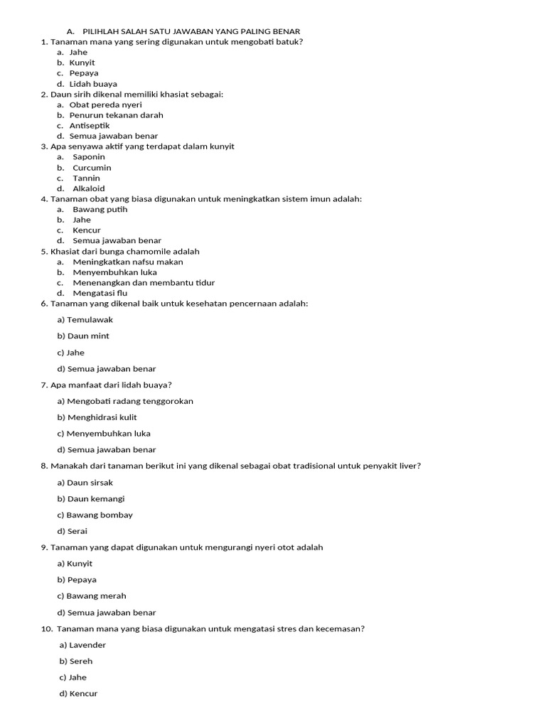 Soal Pts Prakarya Kls 8 Ganjil 2024 | PDF