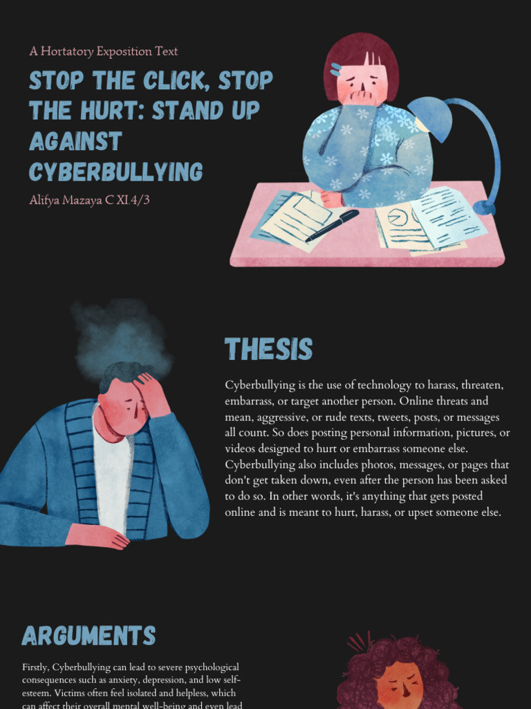Stop The Click, Stop The Hurt Stand Up Against Cyberbullying | PDF ...