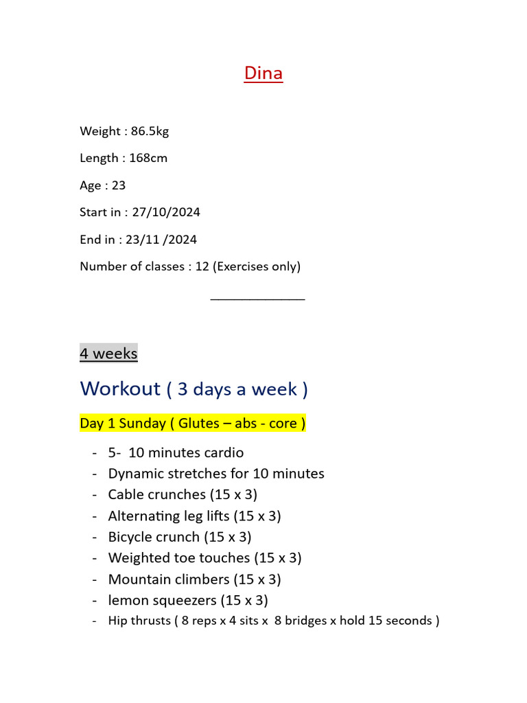 Dina | PDF | Wellness