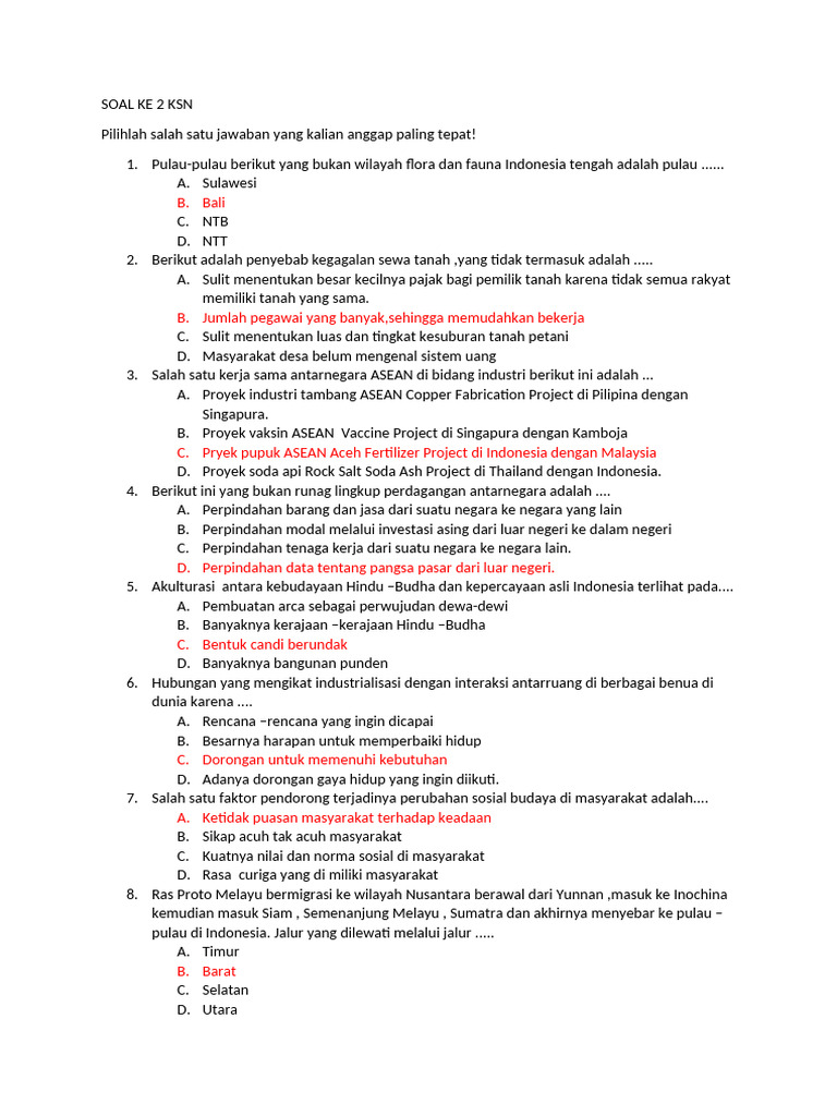 Soal Ke 2 KSN | PDF