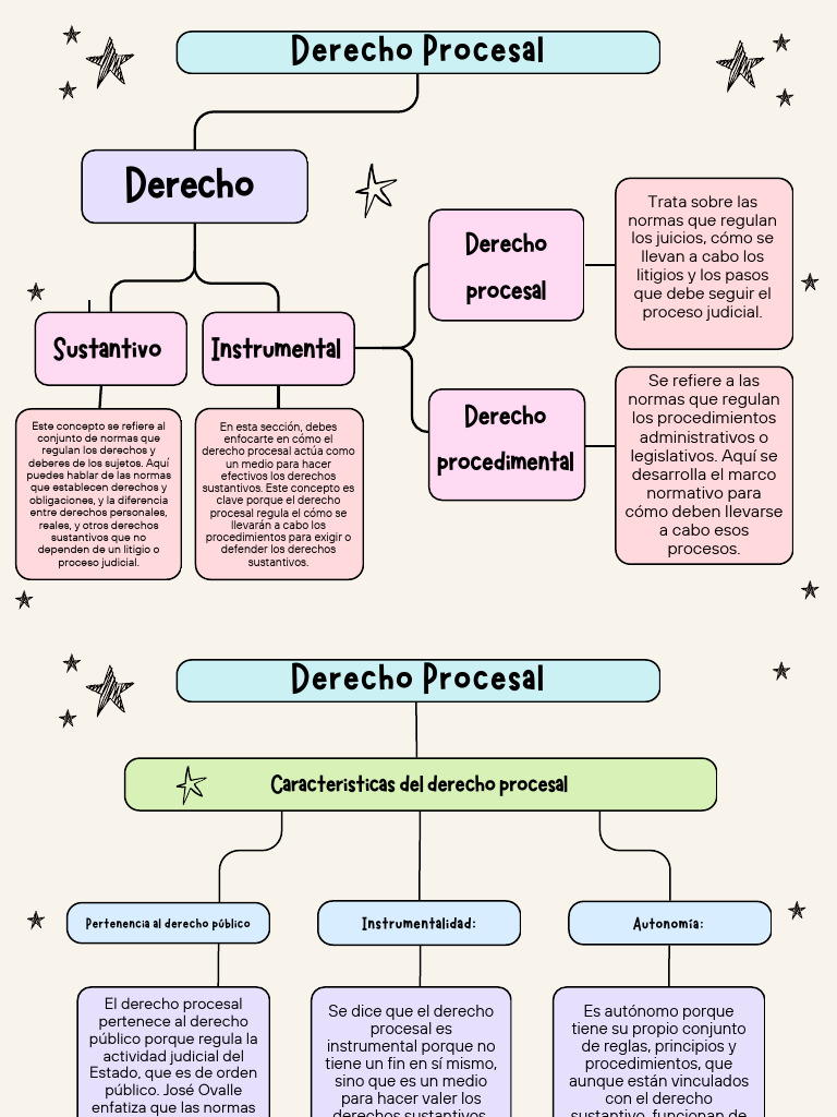 Gráfica Mapa Conceptual Simple Colorido | PDF | Ley procesal | Judicaturas