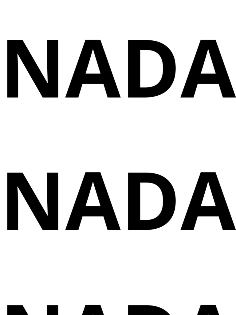 NADA | PDF