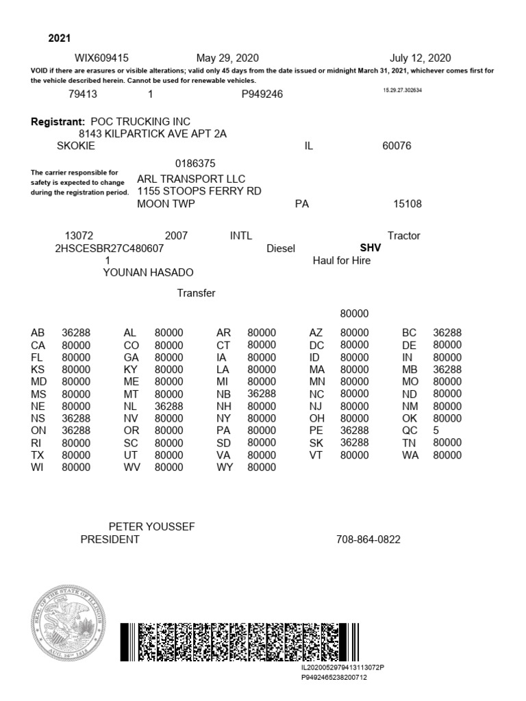 2021 Irp Temp Reg Unit 13072 | PDF