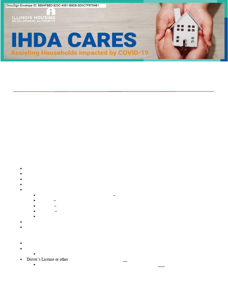 IHDA EMA Program Application - Action Require | PDF | Race And ...