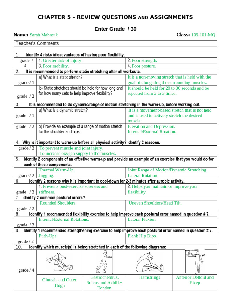 CHAPTER 5flexibility | PDF | Flexibility (Anatomy) | Human Anatomy