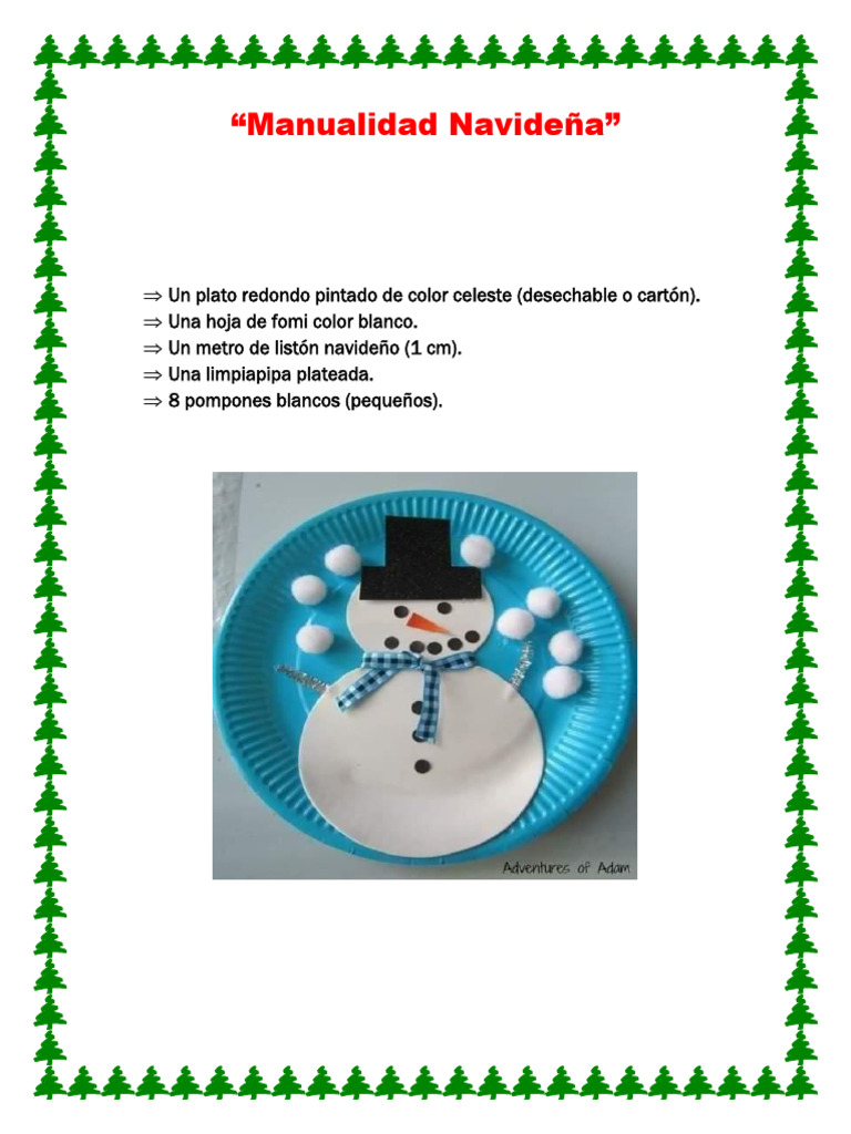 Manualidad Navideña | PDF
