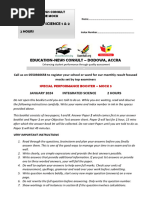 BECE 2023 Mathematics Past Questions | PDF | Area | Euclidean Geometry