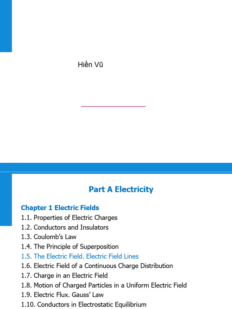 P3 - L2 - Electric Field Lines | PDF | Electric Field | Electricity