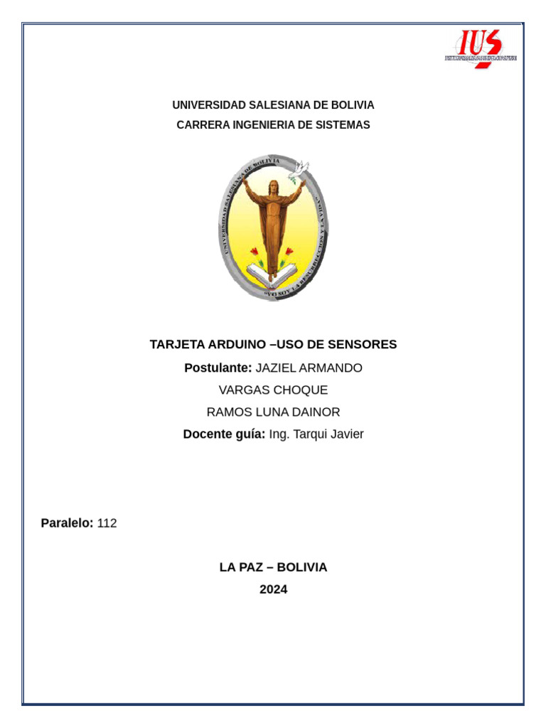 Tarjeta Arduino - Uso de Sensores | PDF | Arduino | Hardware de la computadora