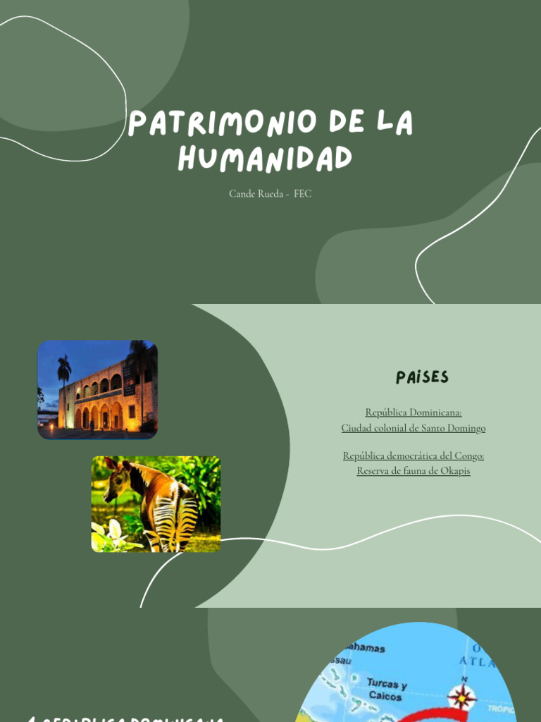 Green Blobs Basic Simple Presentation | PDF