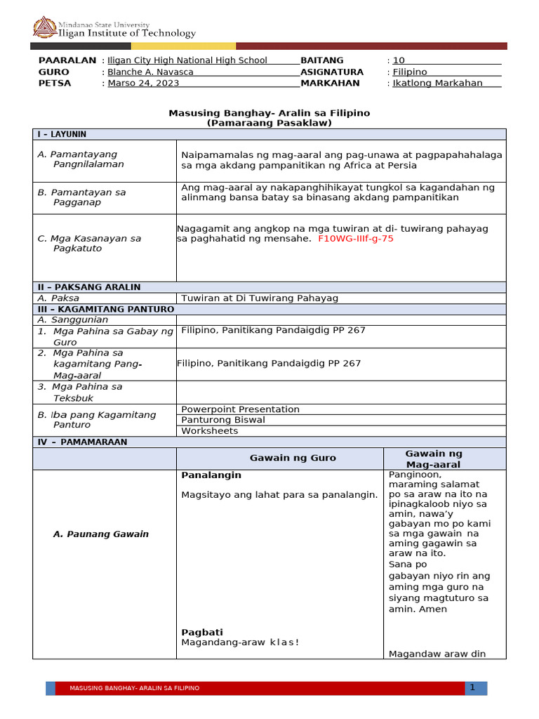 Tuwiran at Di Tuwiran DLP | PDF