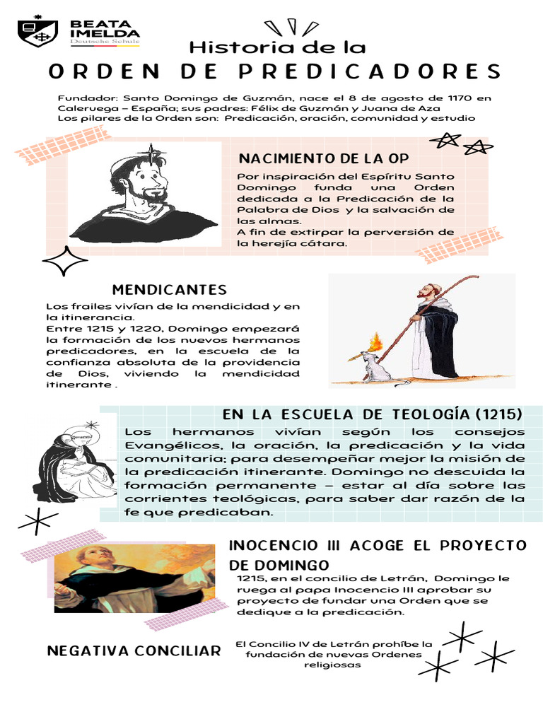 Historia de La Orden de Predicadores | PDF | Orden dominicana | Iglesia ...