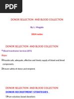 Revised Donor Selection and Referral Criteria Feb 2025 | PDF | Blood ...