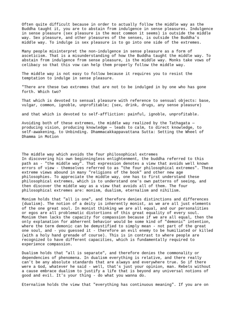Often Quite Difficult Because in or | PDF | Monism | Nihilism