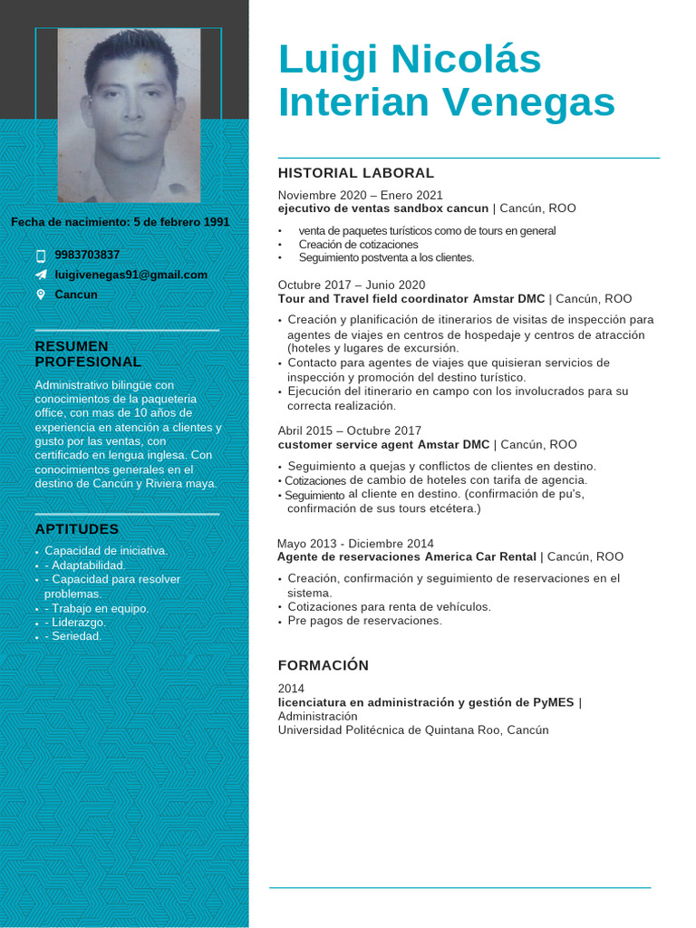 CV de Luigi | PDF