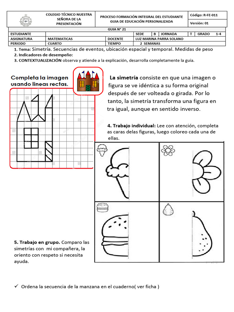 Simetría y Medidas en Matemáticas | PDF