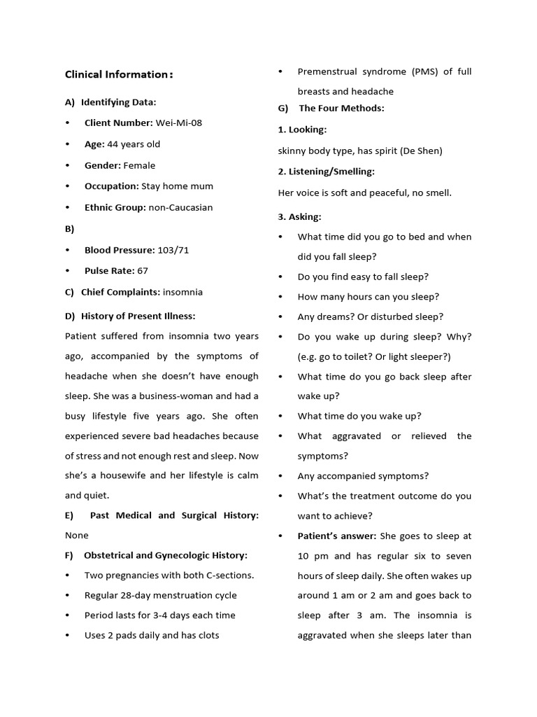 Lily Guo TCM300 Presentation 1 | PDF | Sleep | Insomnia