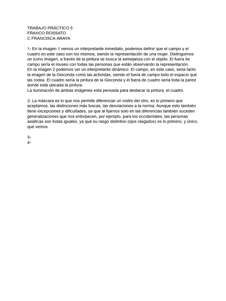 Trabajo Practico 5 | PDF