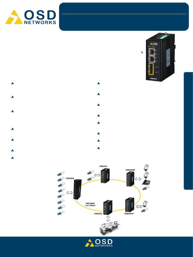 Rugged 4-Port Ethernet Switch with SNMP | PDF | Computer Standards ...