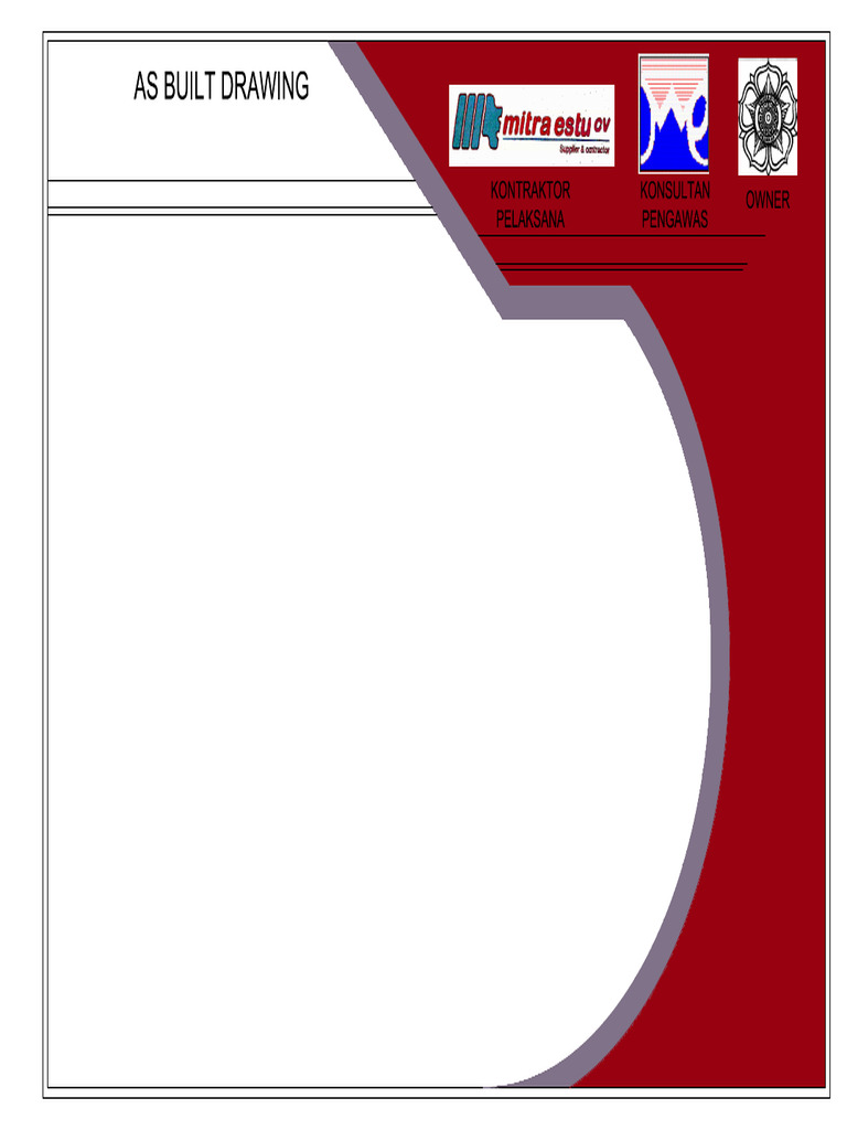 Cover As Built Drawing Mep | PDF