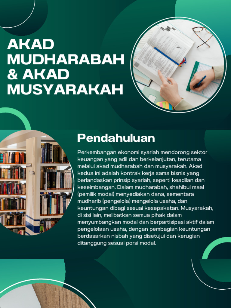 Kel.2 (Akad Mudharabah & Akad Musyarakah) | PDF