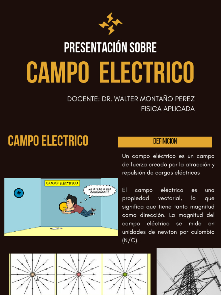 Campo Electrico | PDF | Métodos y materiales de enseñanza | Ciencia y ...