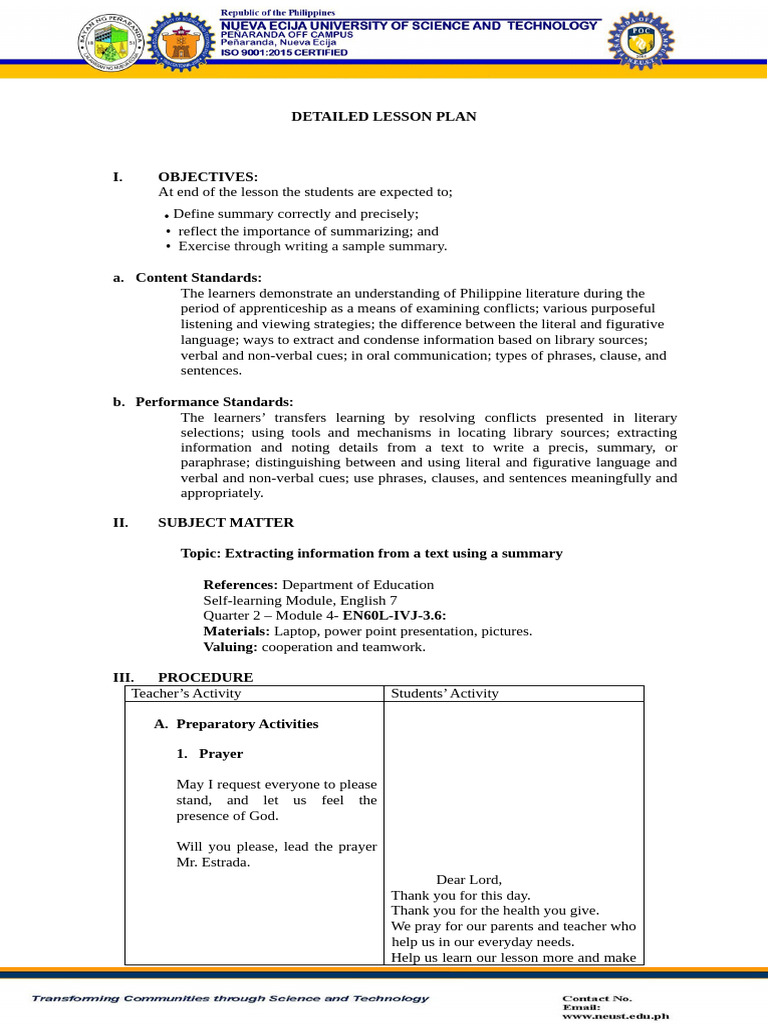 Lesson-Plan-Edzel 20in 20edtech | PDF | Career & Growth | Language Arts ...
