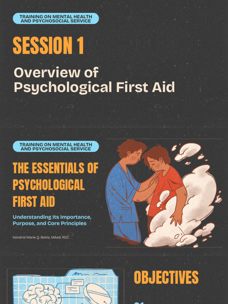 Psychosocial First Aid Training Essentials | PDF | Mental Health ...
