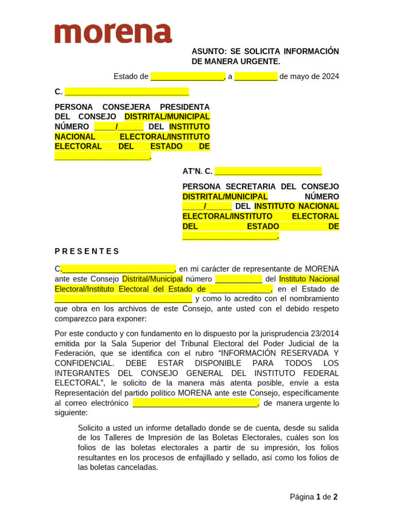 Formato - Folios Boletas | PDF | Gobierno