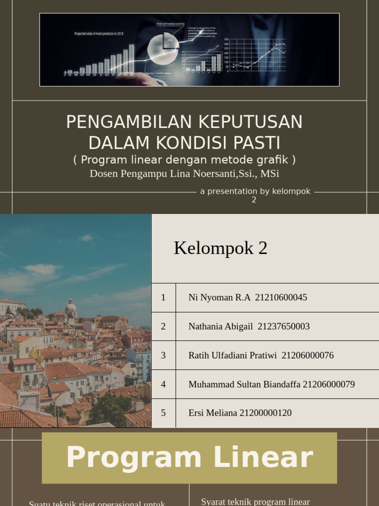 Program Linear: Optimasi Produksi | PDF