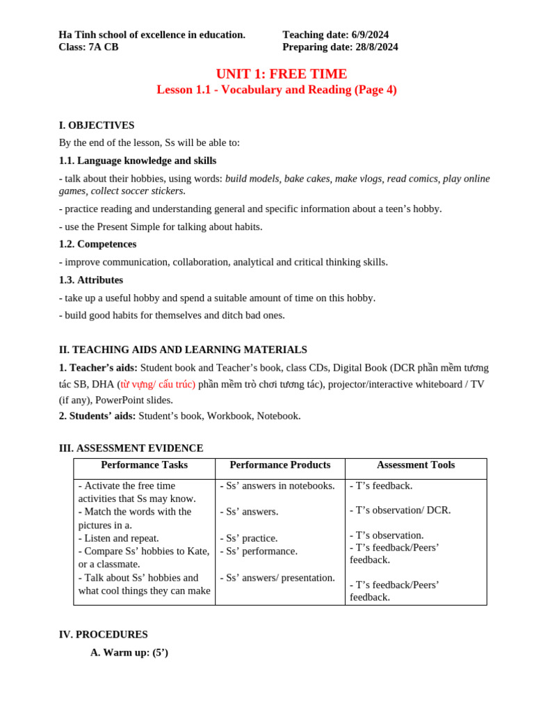 Week 1 | PDF | Vocabulary | Human Communication
