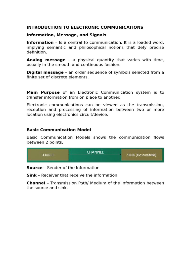 Fundamentals of Electronic Communication | PDF | Modulation | Radio ...